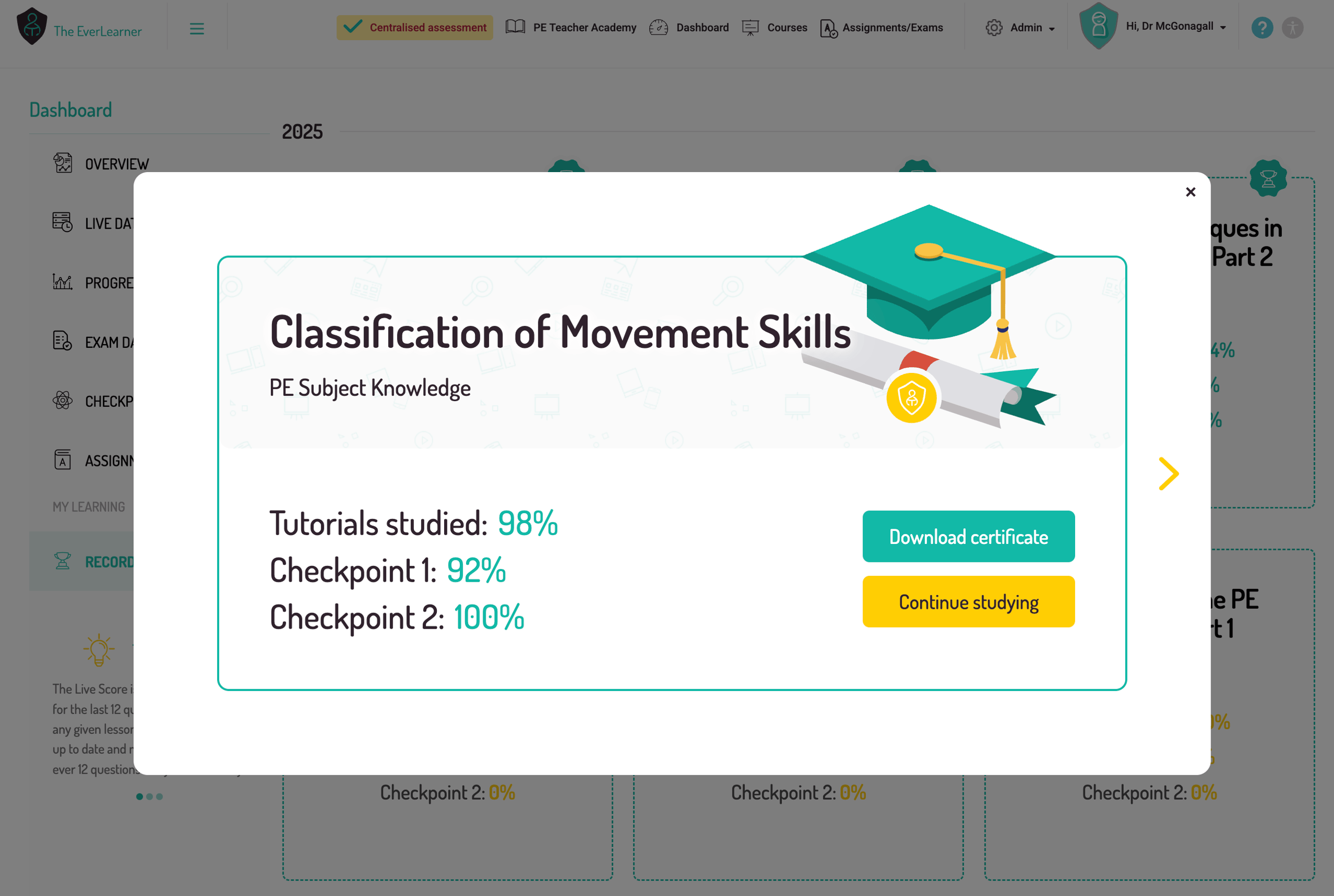Mastering Skill Classification - Now a Certifiable PE CPD Course