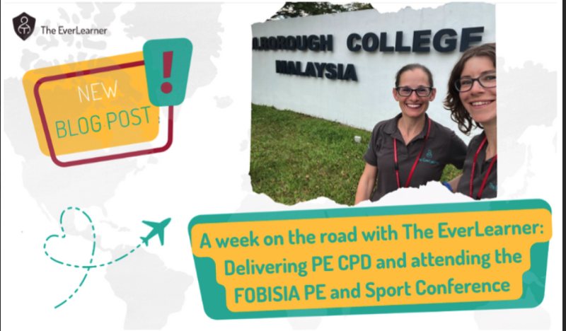 A week on the road with The EverLearner: Delivering PE CPD and ...